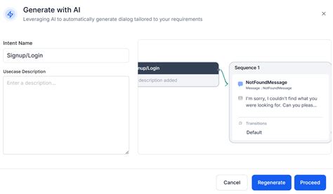 After Created The One Dialog Im Unable To Create Another Dialog On V11 Ai For Service Kore