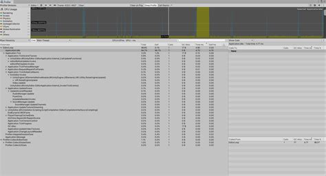 Unity Profiler Editor Loop Using 90 All The Time And Making Spikes