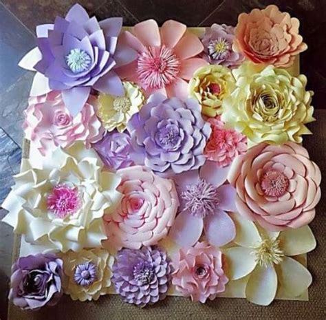 Decoração Com Flores De Papel 5 Tutoriais Simples 25 Inspirações