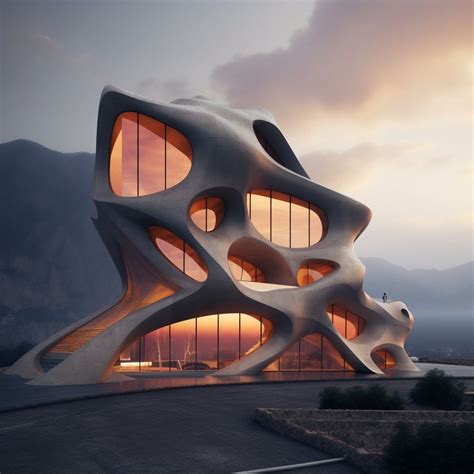 Neocosmic Ai Architecture Sculptural Concrete Artofit
