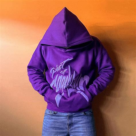 Unisex Letter Foam Print Hoodie Helloice Apparel