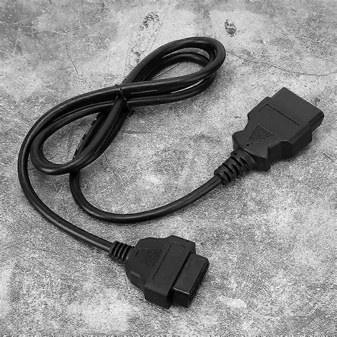 16pin Obd Extension Cable 15m Male To Female Adapter For Car