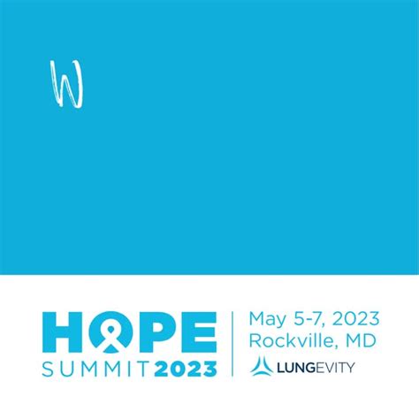 Lungevity Foundation On Linkedin Hope Summit May 5 7 2023