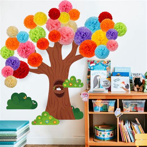 Classroom Tree Ideas Qeeenar Classroom Tree Pin Board Set 3d Tree