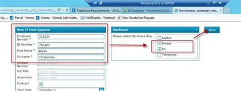 Eye Balling K2 SmartForms Checkbox List