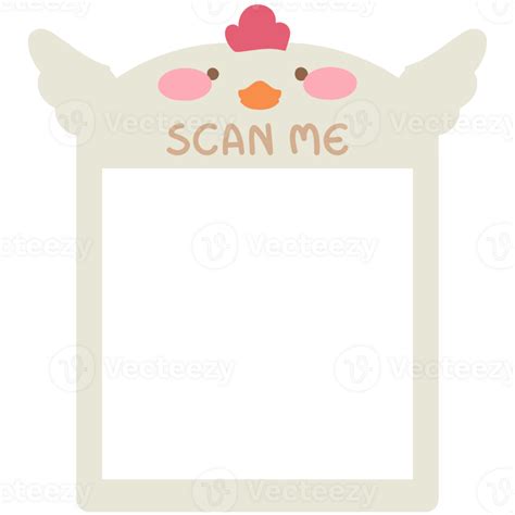 Scan Me Qr Code Template Qr Code Frame Illustration For Mobile Apps Payment Apps And More Cute