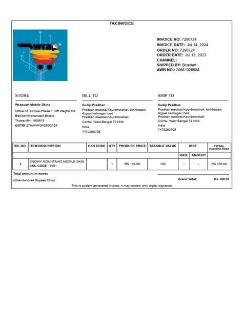 Invoices 42197587 Pdf