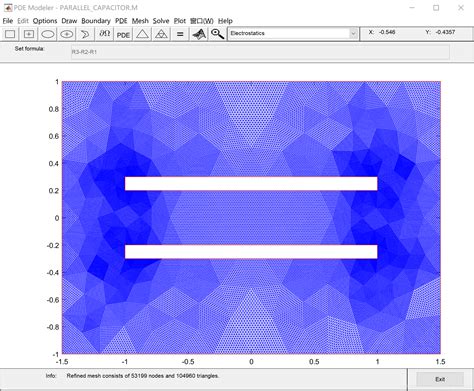 matlab pde工具箱电磁场仿真平行电容板及电偶极子详解 matlab电磁场工具箱 csdn博客