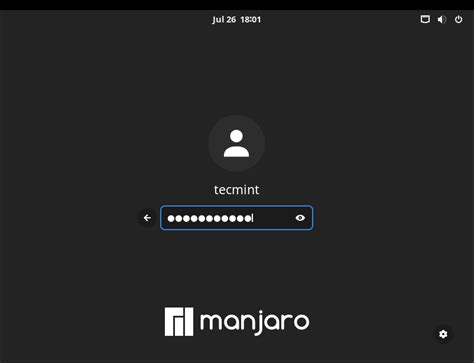 Installation Of Manjaro 21 Gnome Edition Desktop
