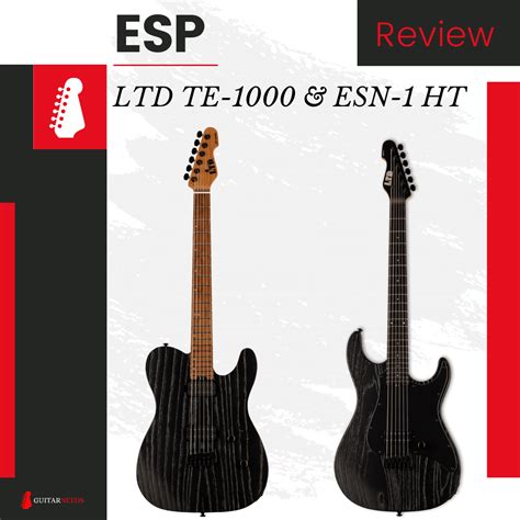 ESP LTD TE 1000 ESP SN 1 HT Black Blast Review 2023