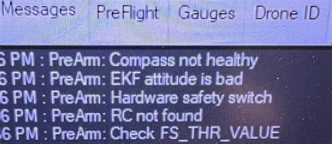 Motor Test Issues Command Was Denied By Autopilot ArduCopter ArduPilot Discourse