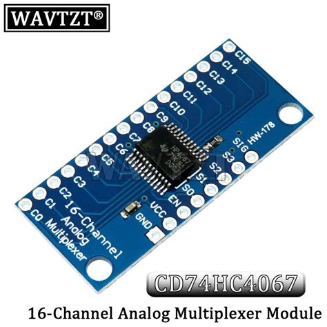 Anal Gico Digital Multiplexer Breakout M Dulo Board Arduino Diy 16 Canais Wavtzt 74hc4067