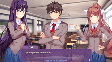Yuri Vs Monika At The Morse Code Olympics Rddlc