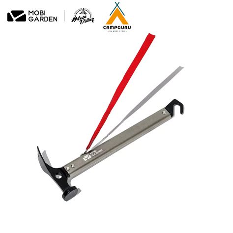 Mobi Garden Camping Hammer Tool Multi Functional With Aluminum Handle Equipment Outdoor Shopee
