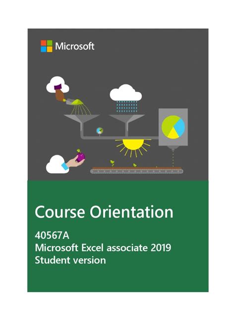 40567a Microsoft Excel Associate 2019 Ebook Pdf Derivative Work