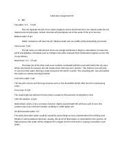 Laboratory Assignment 1 Docx Laboratory Assignment 1 1 PH Tap Water 6 5 7 0 PH The City