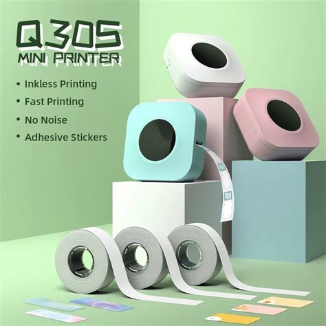 Phomemo Q30s Bluetooth Inkless Label Maker Portable Mini Thermal Sticker Printer Great For