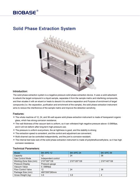 Solid Phase Extraction System Buy Biobase