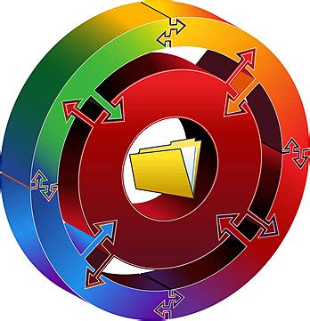 Process Circle Diagram D Arrows Circular Illustration Cycle Vector Circular Illustration