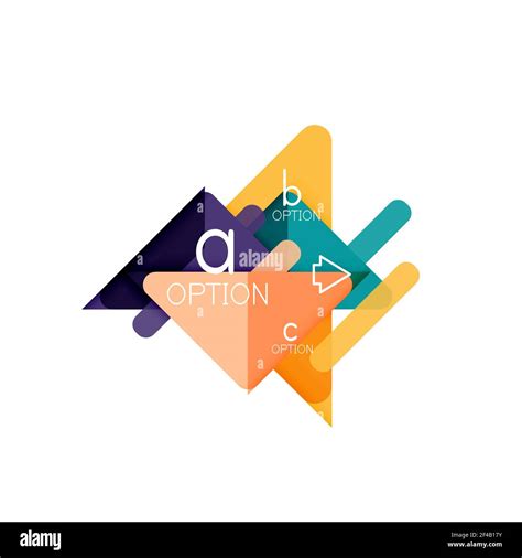 triangle data visualization design option infographic layout triangle data visualization