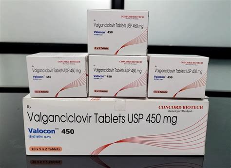 Valganciclovir Valocon 450 Mg Tablet Prescription At Rs 250stripe In