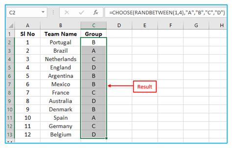 How To Make Random Groups In Excel Resource