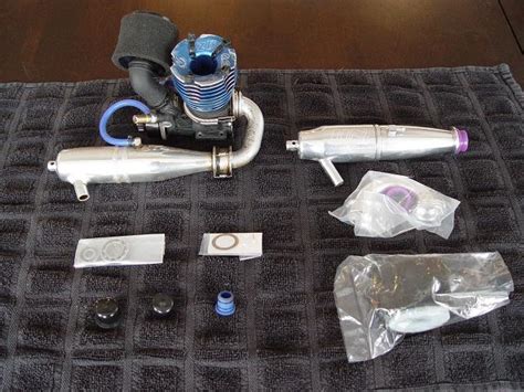 FS OS Max VZ B V Spec Off Road Buggy Nitro Engine With OS Exhaust And HoBao R C Tech