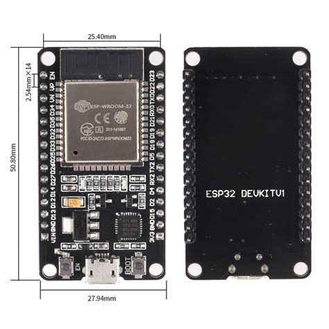 Aokin Esp32 Esp Wroom 32 Development Board 24 Ghz Wifi And Bluetooth Dual Cores Microcontroller