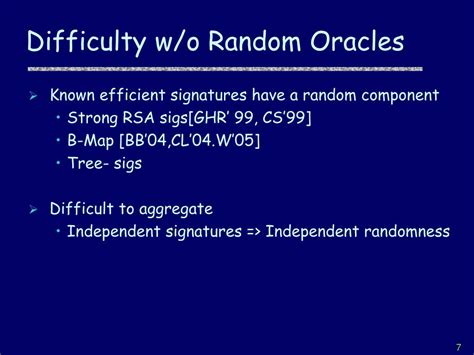 Ppt Sequential Aggregate Signatures And Multisignatures Without Random Oracles Powerpoint