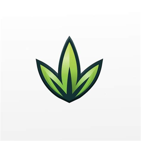 대마초 도심 잎 그림 프리미엄 벡터