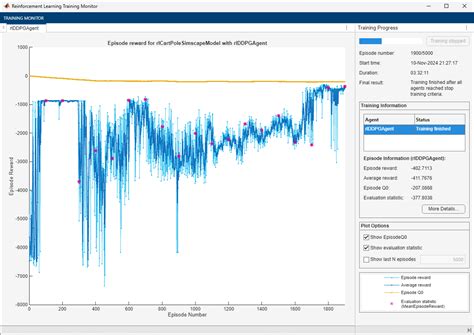 Compare Agents On The Continuous Cart Pole Swing Up Environment Matlab And Simulink