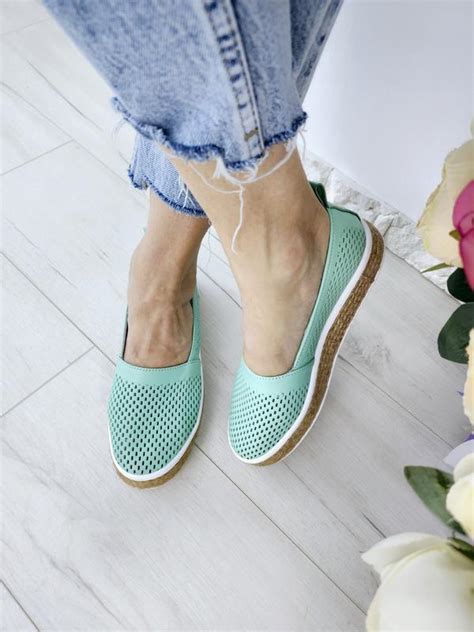 🍒епадрильї шкіряні з перфорацією з джутовим рантом — ціна 1700 грн у каталозі Еспадрільї Купити