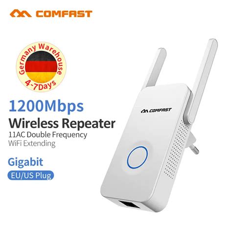Comfast Wireless Wifi Extender 1200mbps Wifi Repeater/Router Dual Band ...