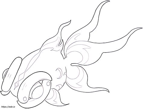 Chi Yu Pokémon Para Colorear