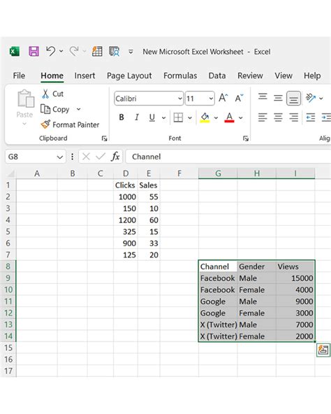 How To Move A Table In Excel For Clear Data Visuals