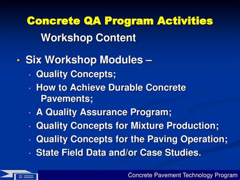 Fhwas Advanced Concrete Pavement Technology Program Ppt Download