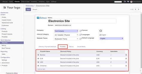 Odoo Multi Website Create And Manage Multiple Websites In Single Odoo