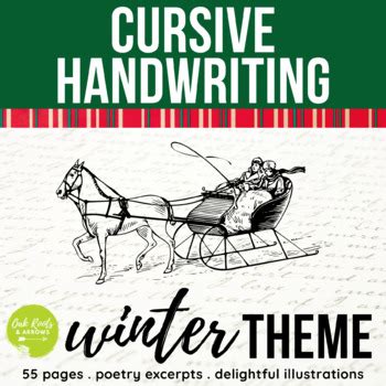 Winter Themed Cursive Handwriting Unit By Oak Roots And Arrows TpT