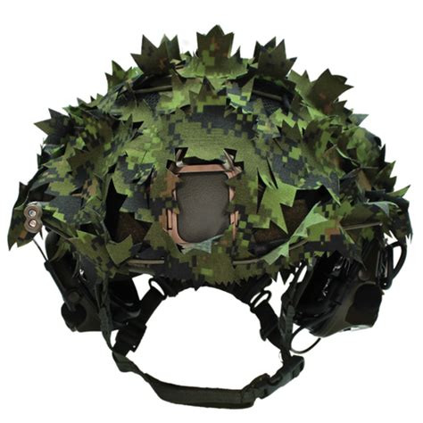 Scrim Tactical Helmet Ghillie 3d Leaf Concealment Camouflage Wood