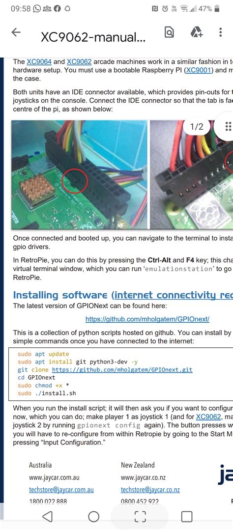 Install Fails As Per Jaycar Instructions Help Issue Mholgatem Gpionext Github