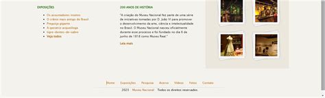 Github Hayghlandermuseunacional Projeto Fictício Criado Durante O Curso De Desenvolvimento