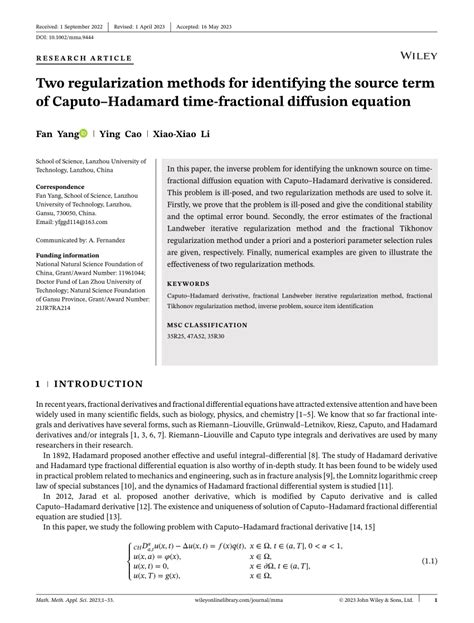 two regularization methods for identifying the source term of caputo