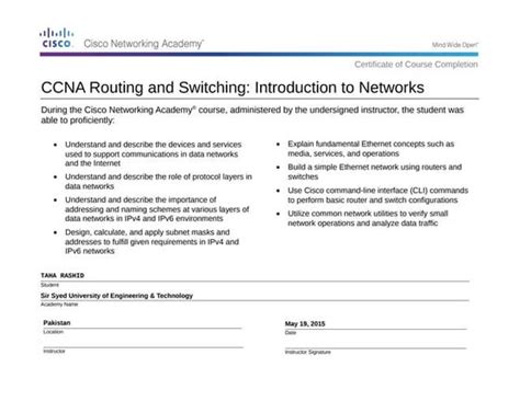 Ciscocertificate 3 Ppt