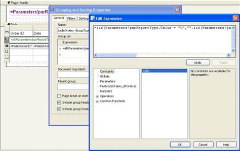 dynamic data grouping using ms reporting services
