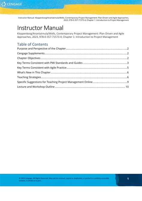 solution manual for contemporary project management plan driven and agile approaches 5th