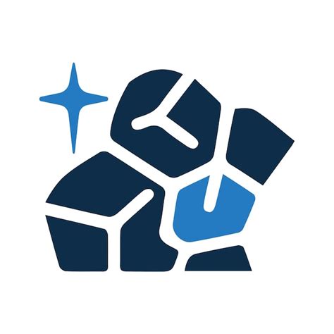 Premium Vector Ore Stone Mine Icon Simple Color Vector