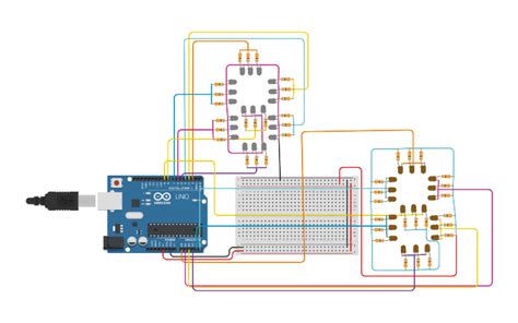 Circuit Design Leds Tinkercad