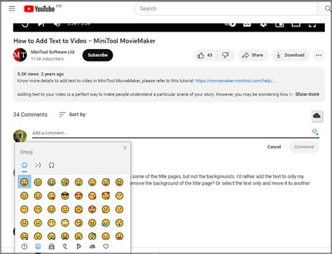 How To Add Emojis To Your Youtube Comments Full Guide