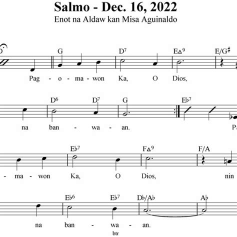 Stream Salmo Dec 16 2022 Enot Na Aldaw Kan Misa Aguinaldo By Btr