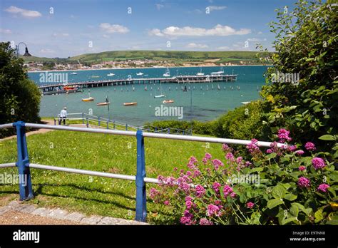 The Restored Victorian Pier In Swanage On The Jurassic Coast Dorset